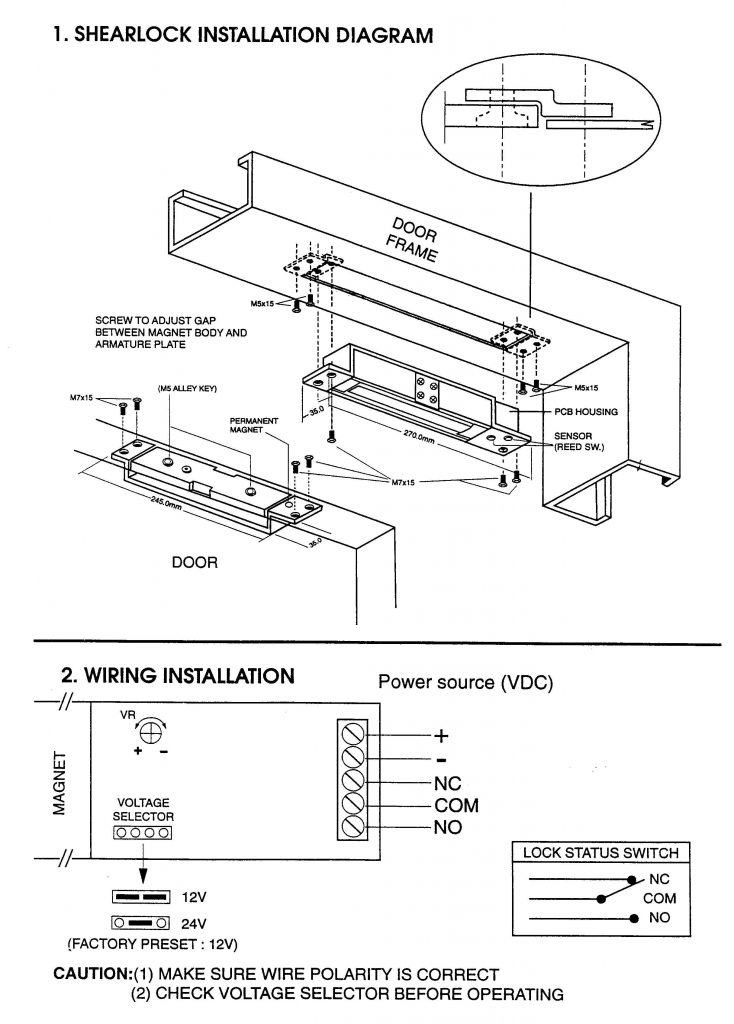 MLM Shear Lock – Euro Door Products